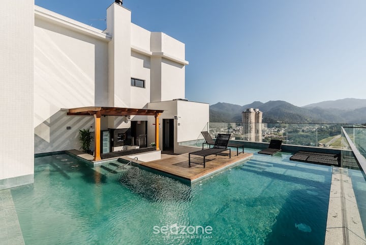 Studio Sea View W/ Pool 280m Beach Mhfa0605 - Itapema