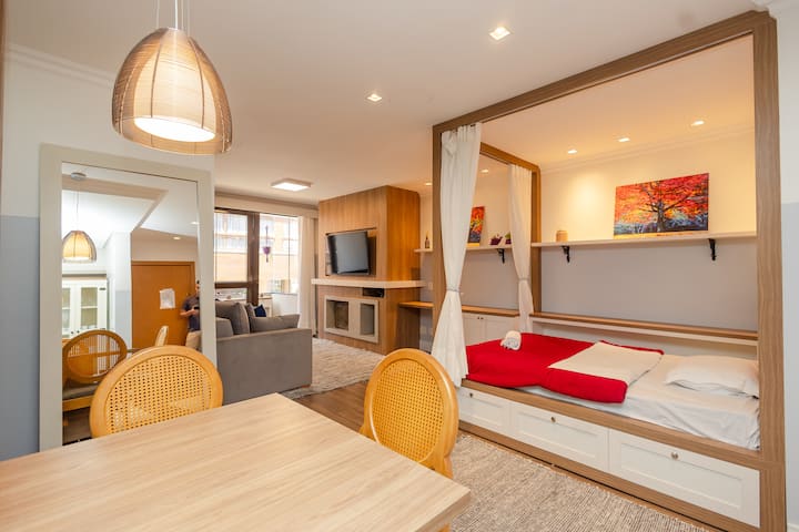 Apto 1d No Coração De Gramado, A 550m Da R Coberta - グラマド