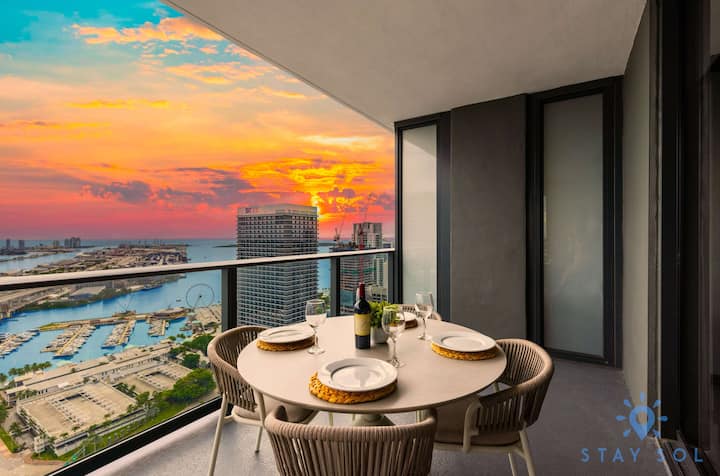 Luxury Apartment 3 Bedrooms, Pool, Gym & Views - Miami