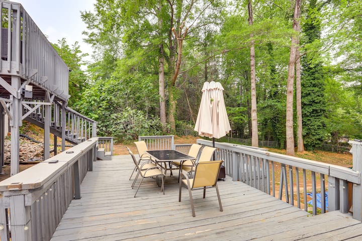 Deck & Game Room: Family Home In Stockbridge! - Stockbridge, GA