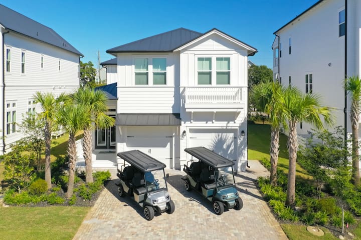 Two 6-seater Golf Carts ~ Gated Community ~ South - Grayton Beach, FL