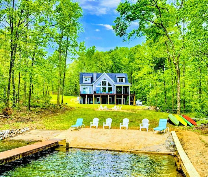 New Lakefront Lake Anna 5 Suites All Water Views - Lake Anna, VA