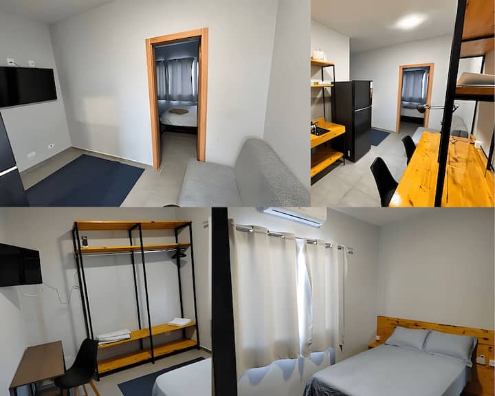 Casa Sup. 1 Quarto Confortável,  Ar Cond Prox Aero - São José dos Pinhais