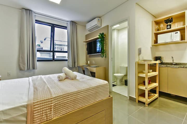 Apê Top C/ Piscina + Academia + Ar E Spa Em Sbc - Santo André