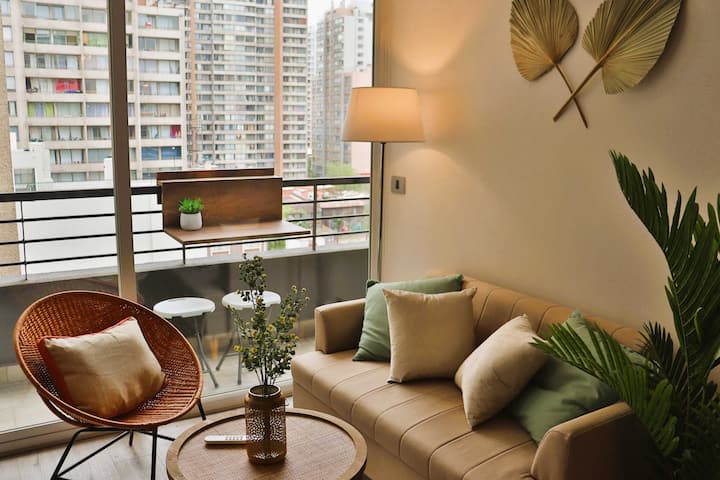 Hom | Depto 4pax 2d2b A Estrenar En Santiagocentro - Santiago