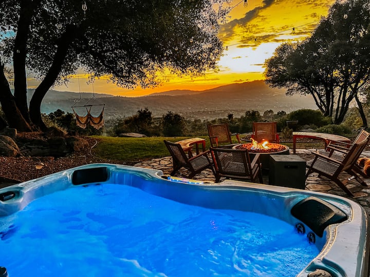 Sunset Vista•5 En-suites•5 Kings•game Room•hottub! - Bass Lake, CA