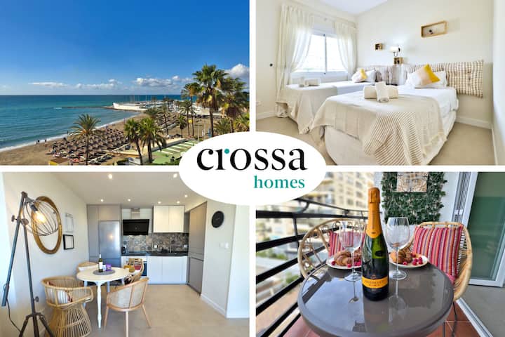 Boho Chic Jewell, Frontline Sea & Paseo Views - Marbella