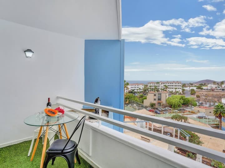 Green Studio, Pools, Terrace, Air Con, Fiber - El Médano