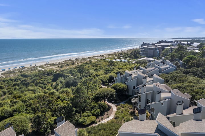Oceanfront 4 Bd Duneside Villa, Spacious Unit! - Kiawah Island, SC