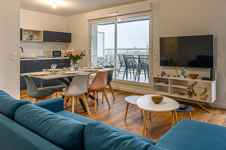 Le Loarwenn - Bel Appt Avec Terrasse Et Parking - Bretagne