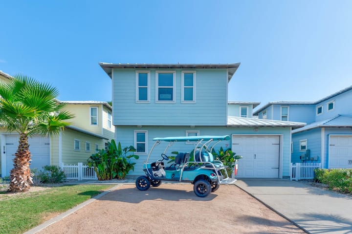 Golf Cart Included * In Town & Beach * Shared Pool - Aransas Pass, TX