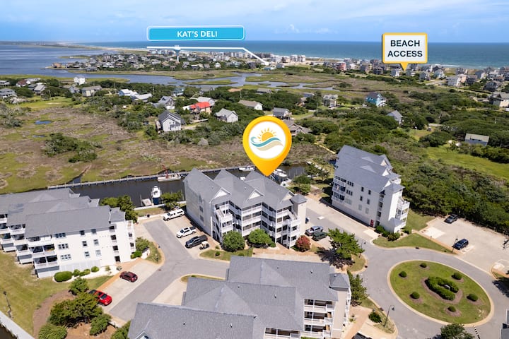 Hatteras 2br | Water Views, Pool & Boat Slip - Hatteras, NC
