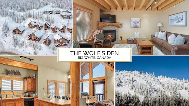 The Wolf's Den At Big White | Private Hot Tub - Big White Ski Resort, BC