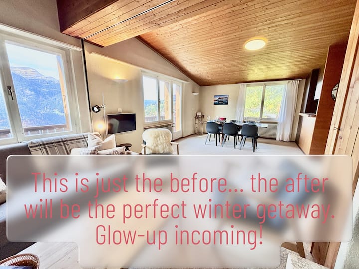 Chalet Ski-in/out Vue Ouverte Sur La Vallée - Mürren