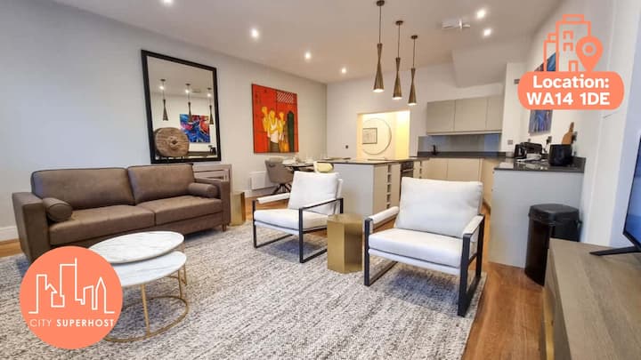 City Superhost Luxury Altrincham Apartment - Altrincham