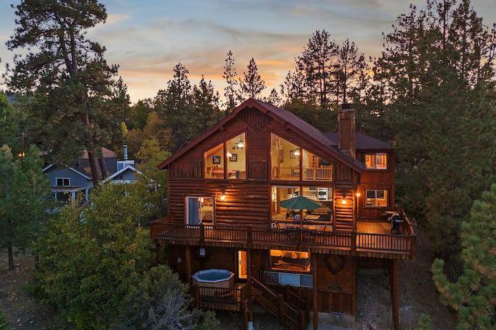 Logcabinw/lakeviews!sauna,hottub,pooltable & More! - Big Bear, CA