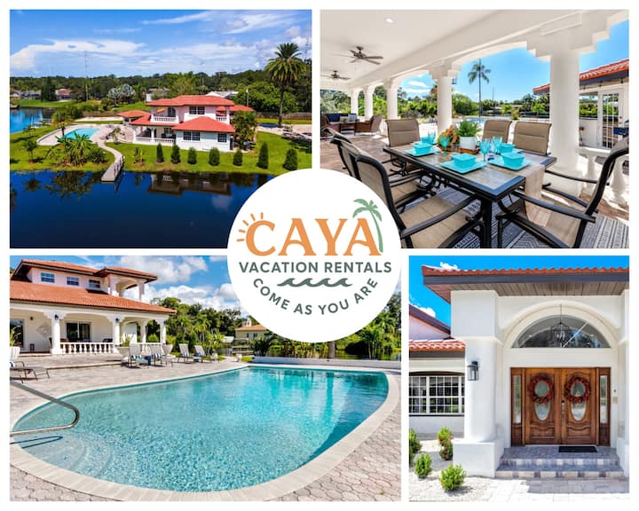 The Belleair Estate | Waterfront & Heated Pool - Clearwater, FL