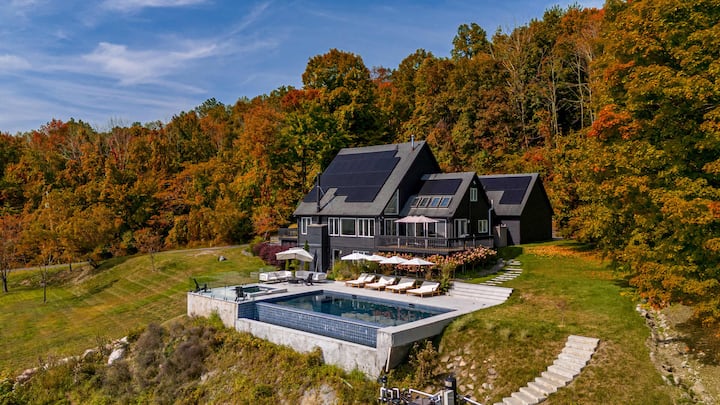 Casa Manzara: Mountain Top Views, Pool + Hot Tub - Middletown, NY