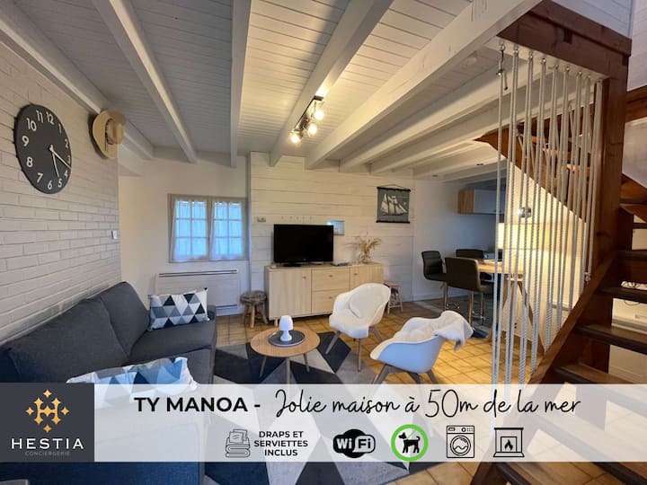 Ty Manoa - Jolie Maison à 50m De La Mer - Landéda