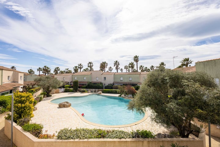 Appartement Cosy Avec Piscine - Valras-Plage