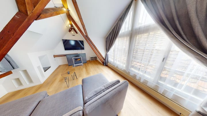 2-stöckige Dachwohnung Mit Kamin-solution Grischun - Chur