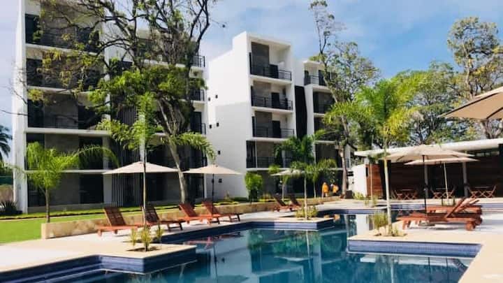 Private Terrace, Kitchen, Pool Onsite, Near Beach - Puerto Vallarta
