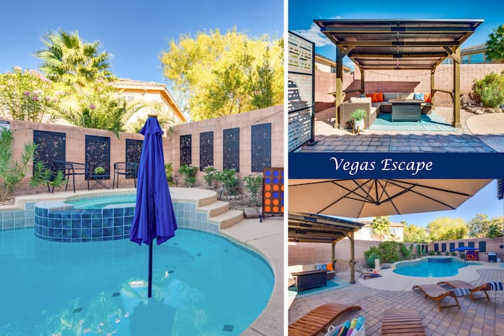 Luxe Las Vegas Villa: Heated Pool, Hot Tub & Games - 亨德森