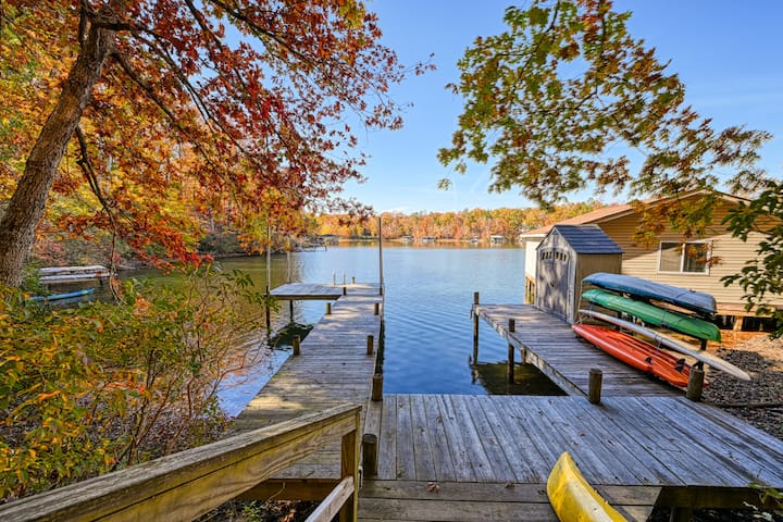 3br Lakefront Lake Anna|dock|deck|games|pets Ok - Lake Anna, VA