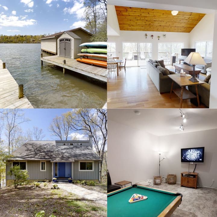 3br Lakefront Lake Anna|dock|deck|games|pets Ok - Lake Anna, VA