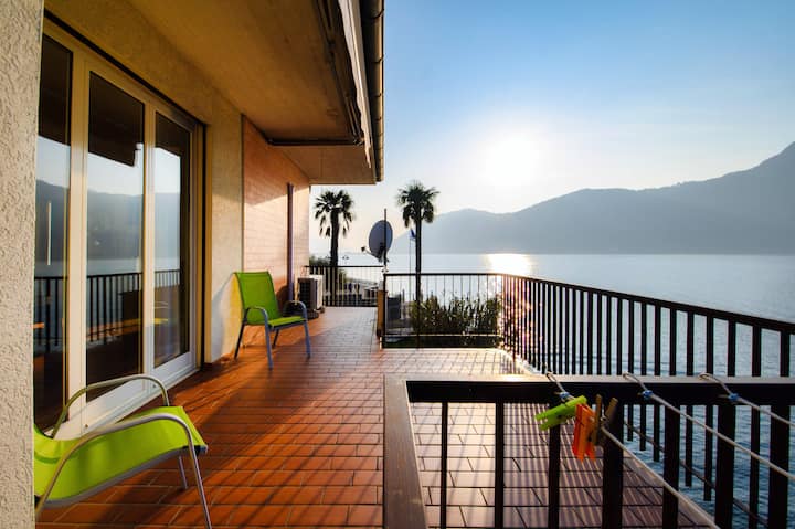 Appartement Avec Terrasse Sur Le Lac (Casa Cotima) - Lugano