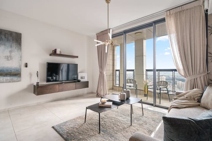 Jtower - Magical 2br/parking With Amazing View, Ci - Jeruzalem