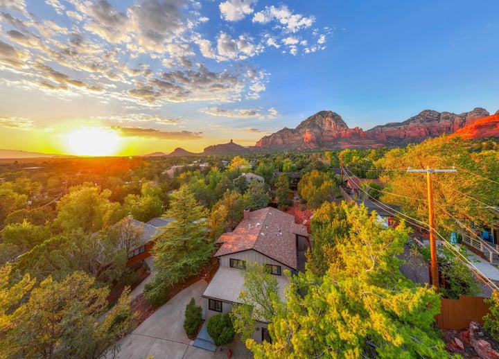 Sedona Group Retreat: House+casita|hot Tub|firepit - Sedona, AZ