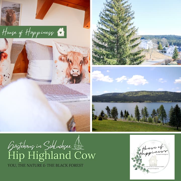 "Hip Highland Cow" Im House Of Happiness (7) - Schluchsee