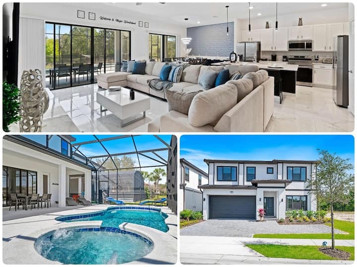 1209-9-b -Mansion Themed With Pool Near Disney - Davenport, FL