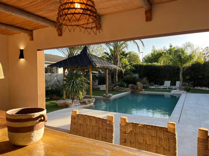 Villa Palmera–sérénité & Charme Proche De Béziers - Béziers