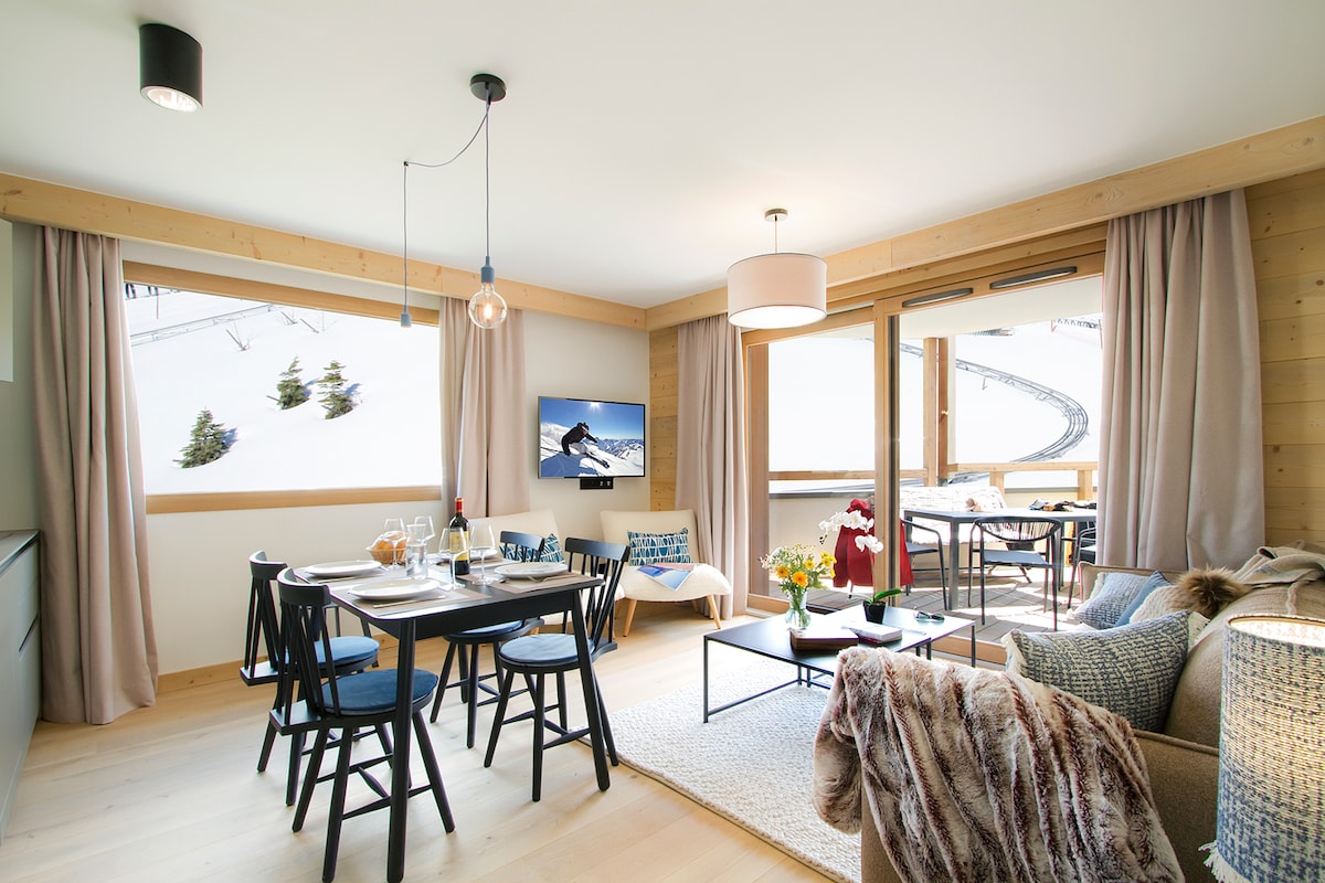 Charming 2-room + cabin with direct access to the slopes - Condominiums ...