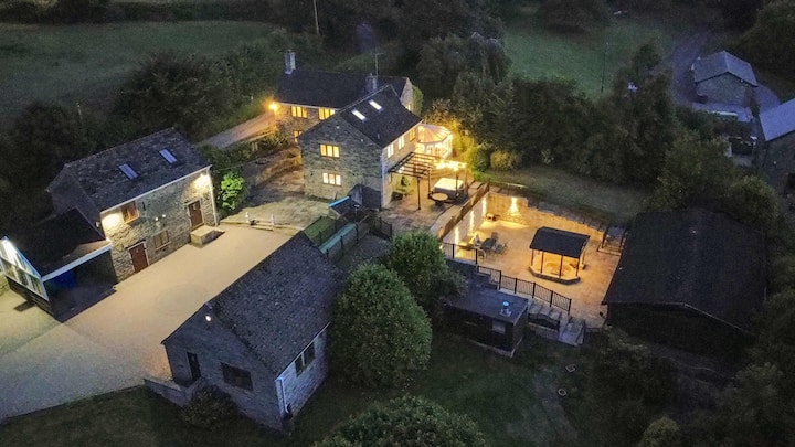 Habberjam Farm: Pool, Sauna, Hot Tub, Fire Pit - Chesterfield