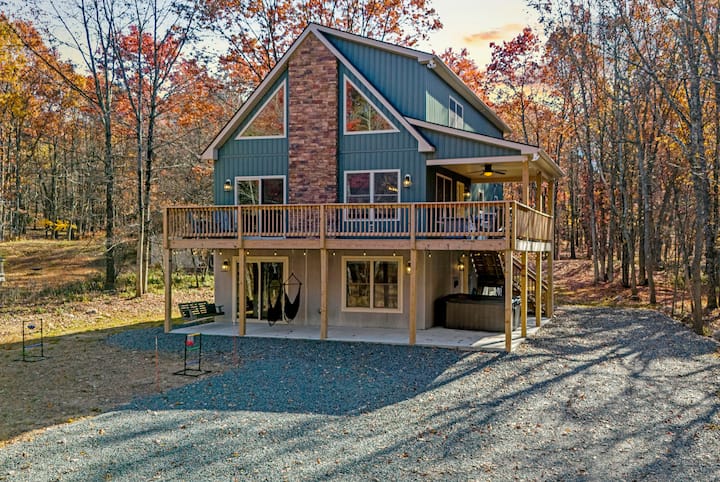 Hot Tub, Game Room, Deck W/ Fire Pit | Stephen Way - Towamensing Trails