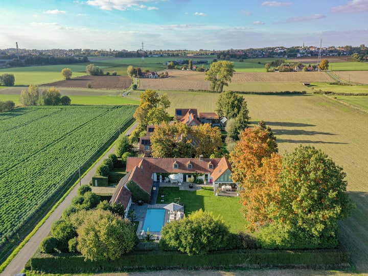 Belle Villa Rurale Avec Belle Piscine - Courtrai