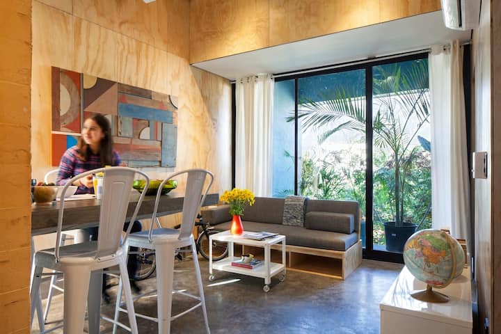 Encantador Departamento De 2hab Con Balcón En San - Monterrey