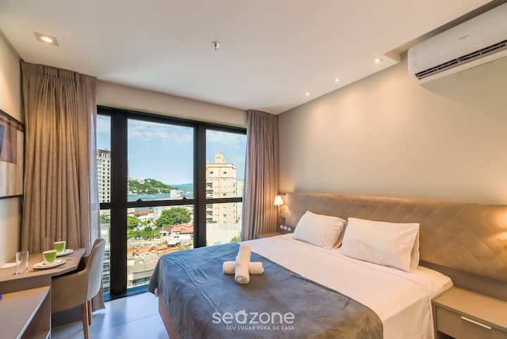 Studio Sea View + Pool – 280m Beach | Mhfa0903 - Itapema