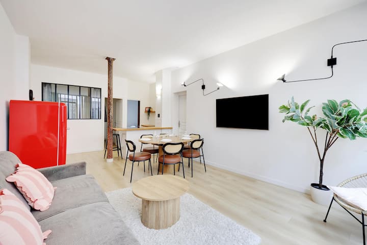 Loft D'exception Pour 6 Personnes - Voltaire 11e - Paris
