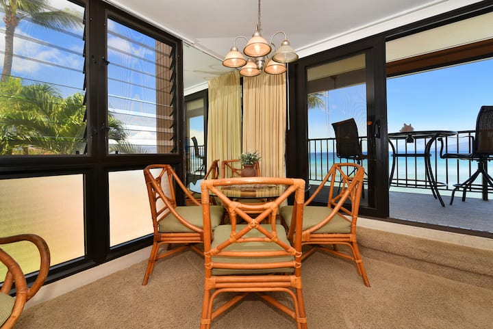 Oceanfront- Corner-summer Discounts-turtles-view! - Maui
