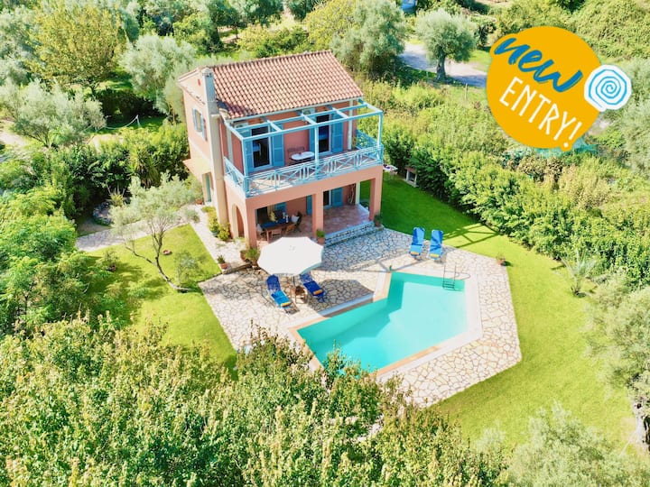 Beach Villa Simeoni With Private Pool - 레프카다