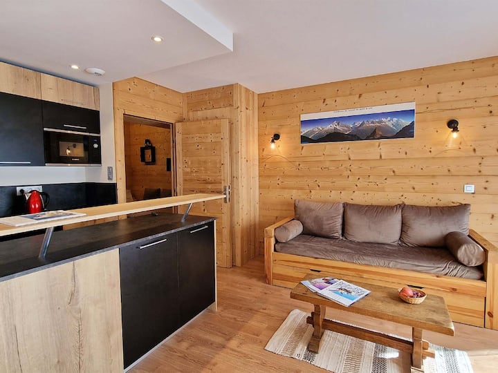 À 200m Des Pistes ! Cosy Studio P/6 + Balcon Privé - Courchevel