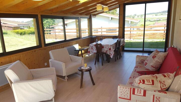 Metabief - Confortable Chalet Individuel Pour 5 Pe - Métabief