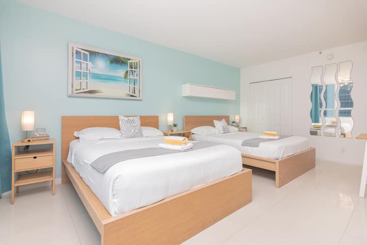 Oceanfront Resort City Bay View Apt Free Parking - Miami Beach, FL