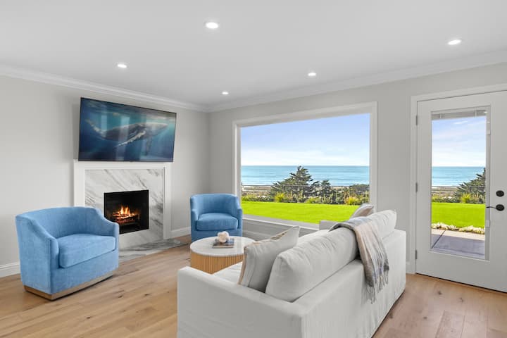 Luxurious Private Coastal Home Hot Tub Ocean Views - Moss Beach