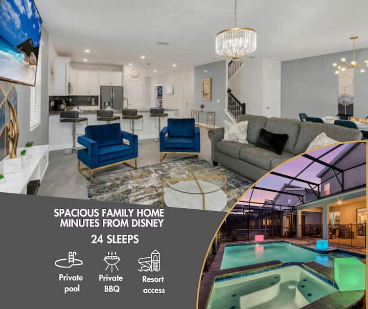 Super Fun Spacious Family Home With Top Amenities - Kissimmee