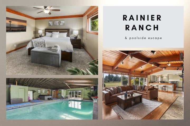 Rainier Ranch & Poolside Escape - Enumclaw, WA